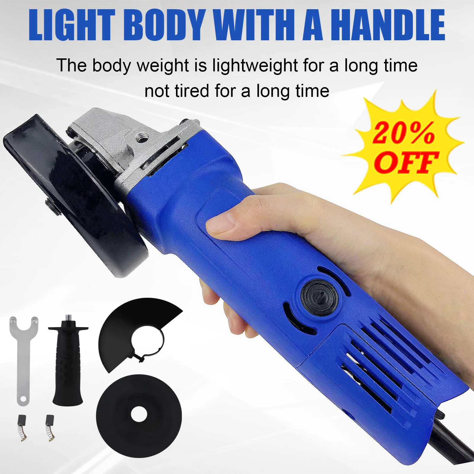 Professional-Corded-Angle-Grinder-900W-Angle-Grinder-for-Cutting ...