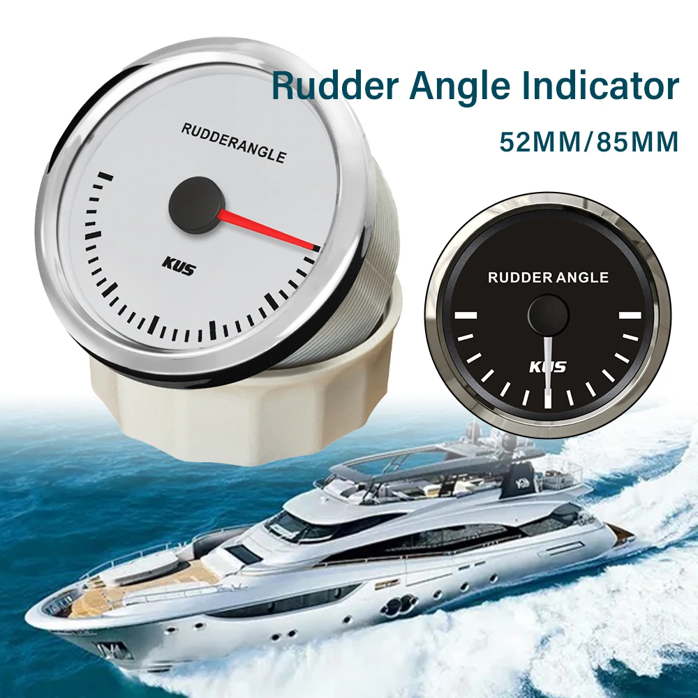 Universal-KUS-Boat-52mm-85mm-Rudder-Angle-Indicator-Gauge-12-24V-for ...
