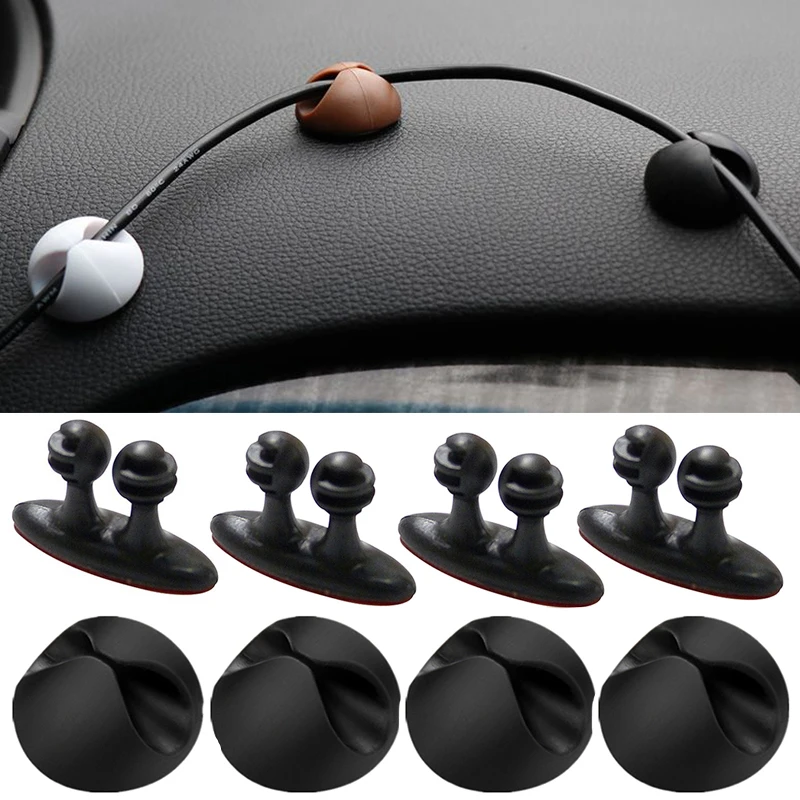 Car-Interior-USB-Cable-Organizer-Silicone-Tie-Fixer-Wire-Winder ...