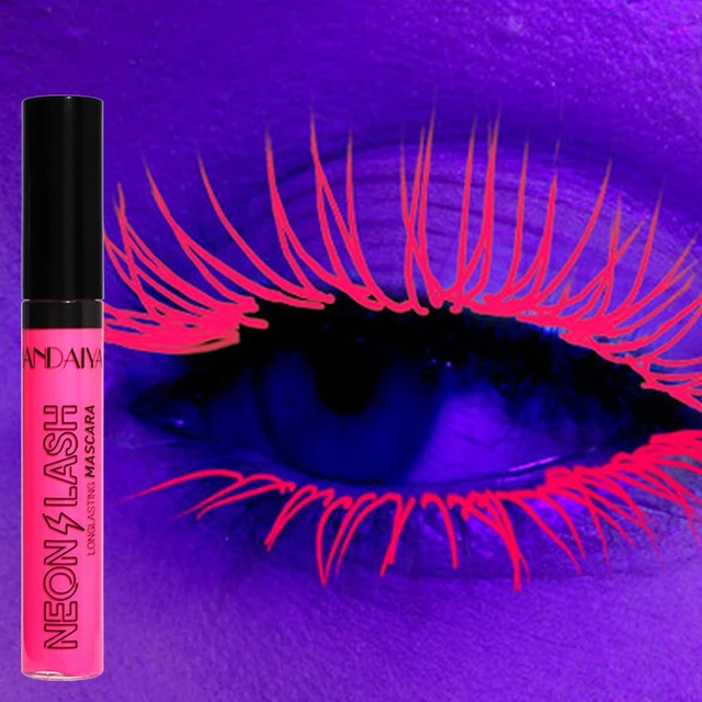 Glow In The Dark Pink Eyelashes