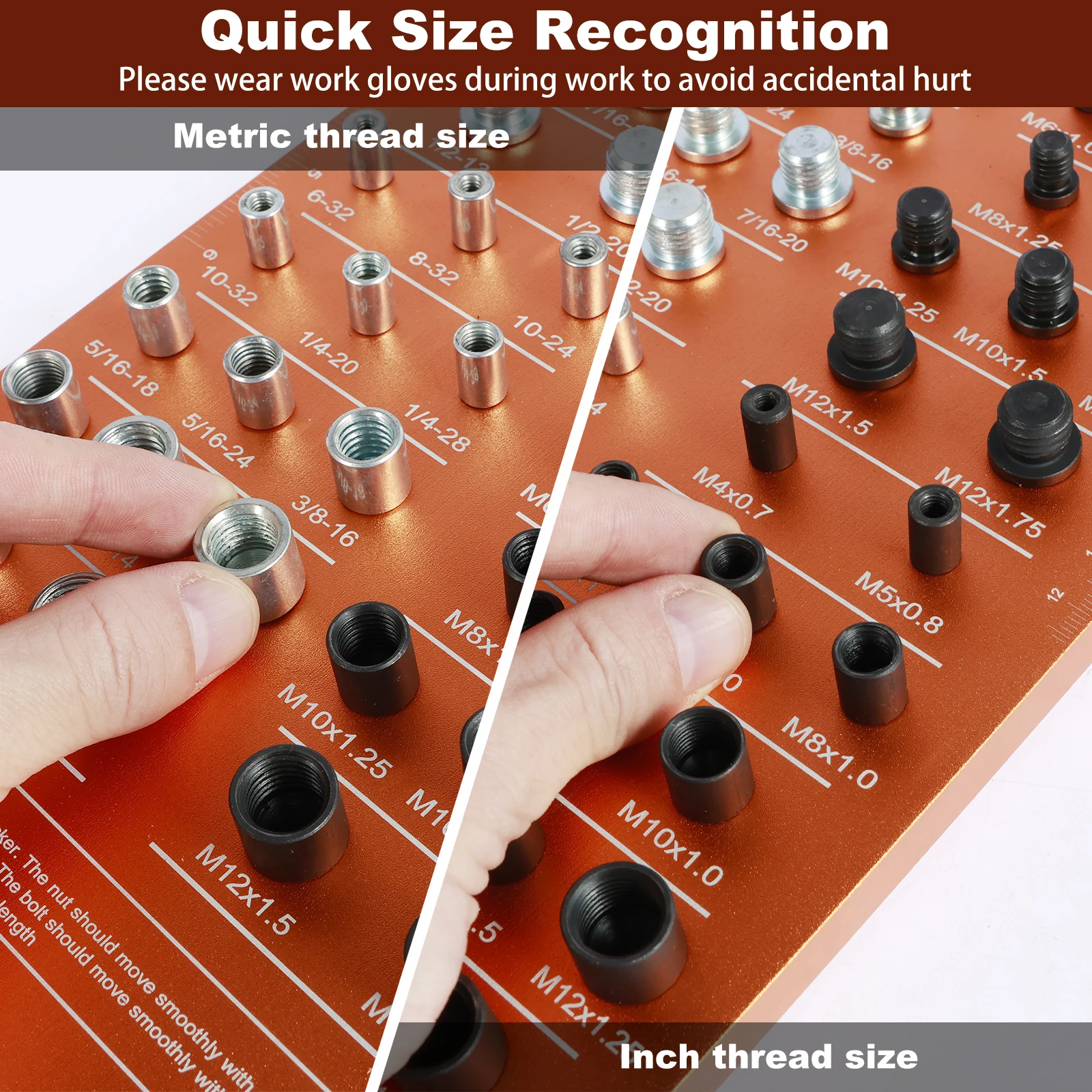 Nut-Bolt-Thread-Checker-12-Metric-Standard-Thread-Identifier-Gauge-Bolt ...