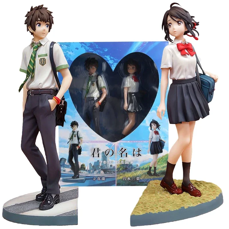22cm-Tachibana-Taki-Miyamizu-Mitsuha-Anime-Figure-Movie-Your-Name ...