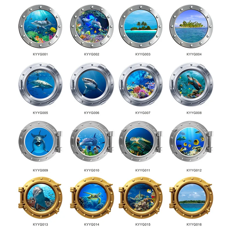 Luminous-Fish-Sticker-Animal-Wallpaper-Glow-In-The-Dark-Dolphin-Decal ...