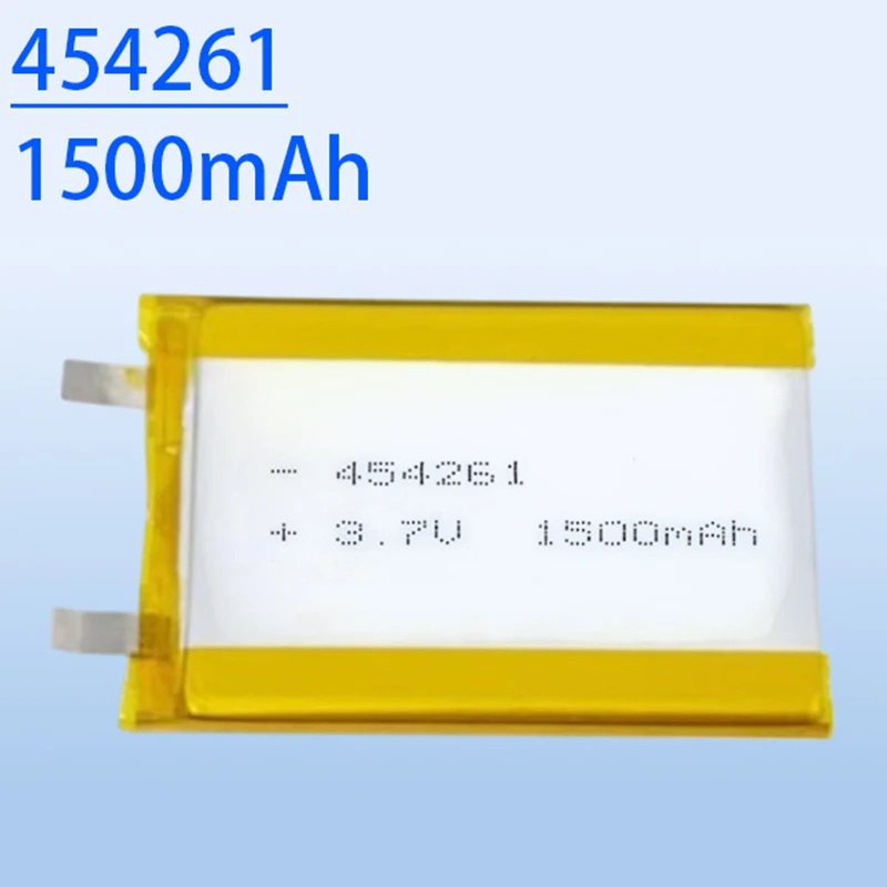 454261 3.7V 1500mAh LiPo Rechargeable Battery Lithium Polymer Battery ...