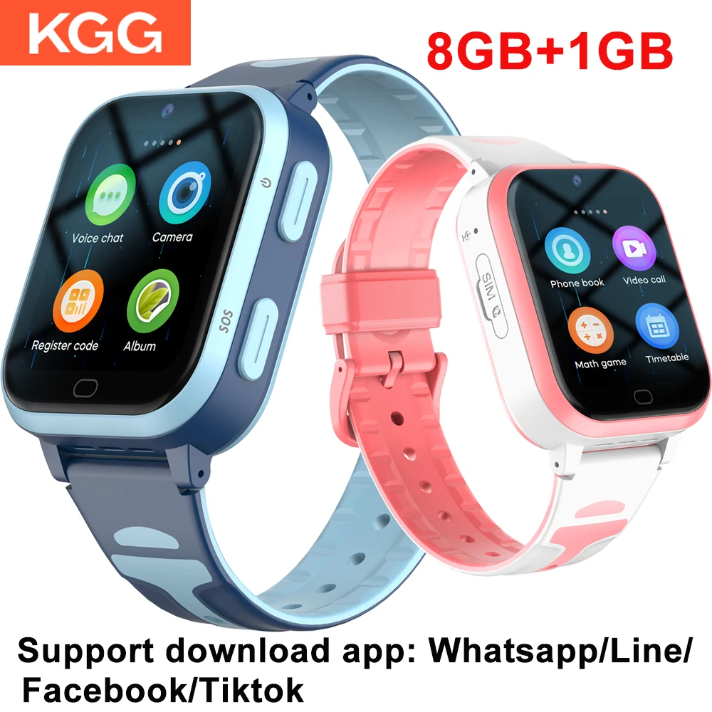 4G Kids Smart Watch GPS Video Call Phone Android Watch Call Back ...