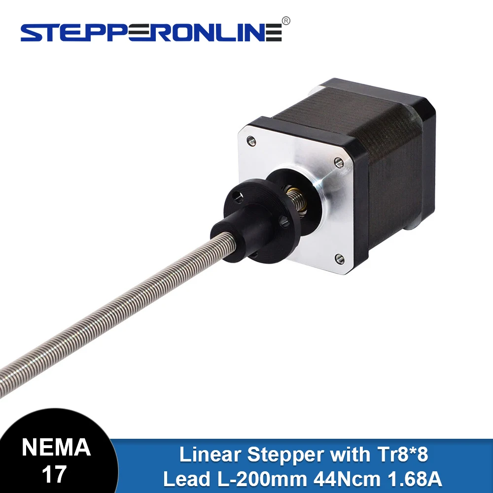 STEPPERONLINE-Nema-17-External-Linear-Stepper-Motor-48mm-Stack-1-68A ...