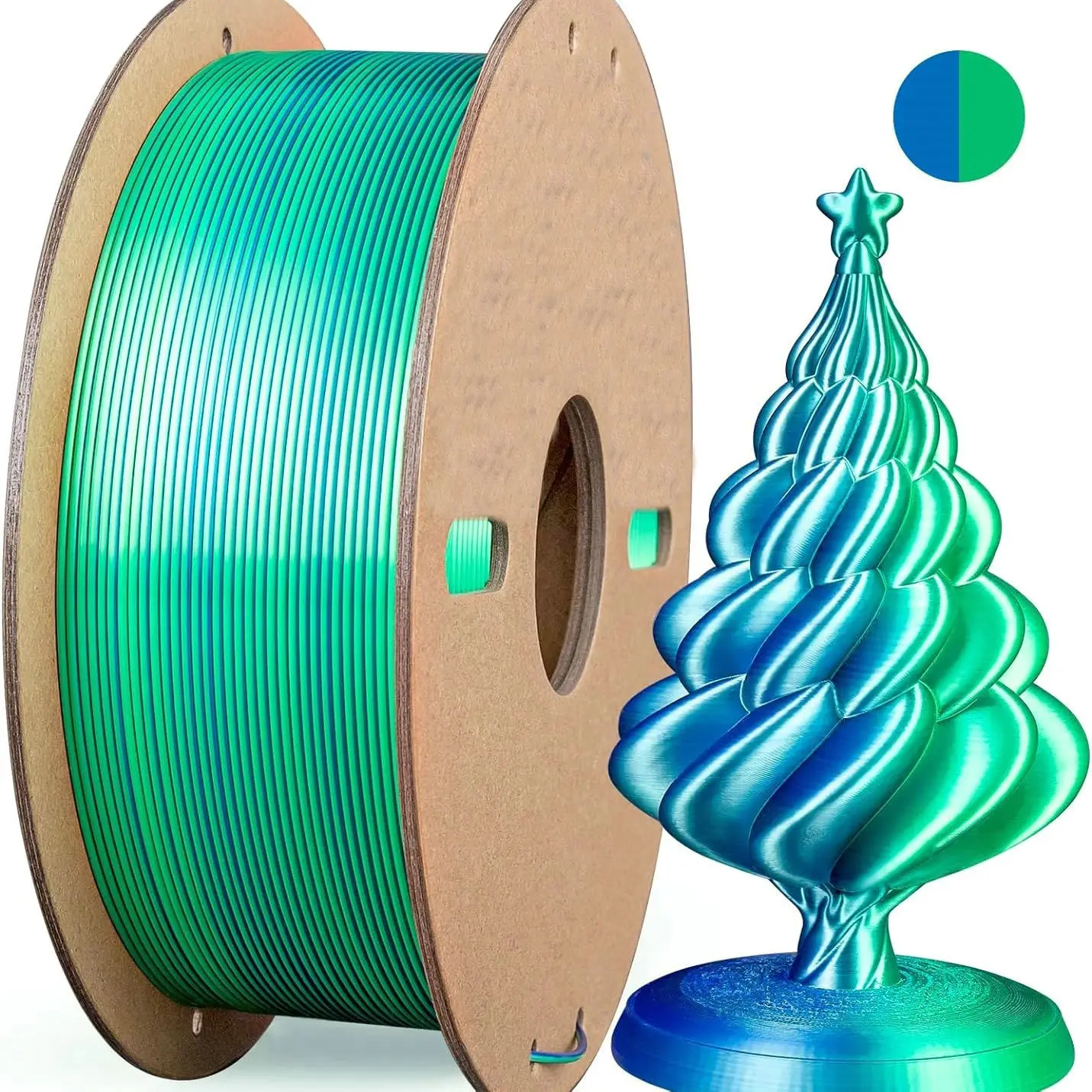 Filamento-de-impresora-3D-Multicolor-filamento-de-impresi-n-brillante ...