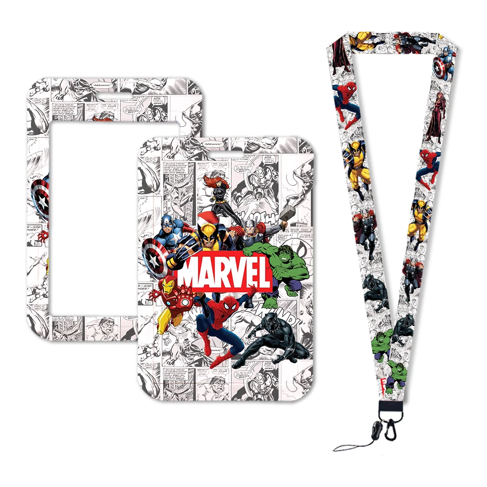 Disney-Marvel-ID-Card-Holder-Lanyard-Keychain-Business-Badge-Holders ...