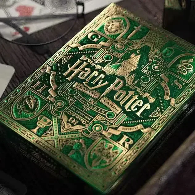 Anime Poker Luxurious Gold Stamping Embossed Game Card Magic Playing ...