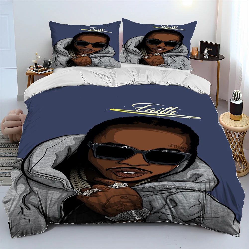 Hip-Hop-Art-Rapper-Legend-Star-Comforter-Bedding-Set-Duvet-Cover-Bed ...