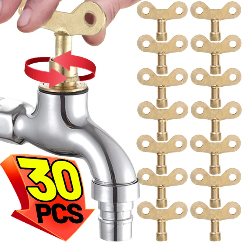 30/10PCS Faucet Key Square Socket Spool Plumbing Hole Iron Wrench ...