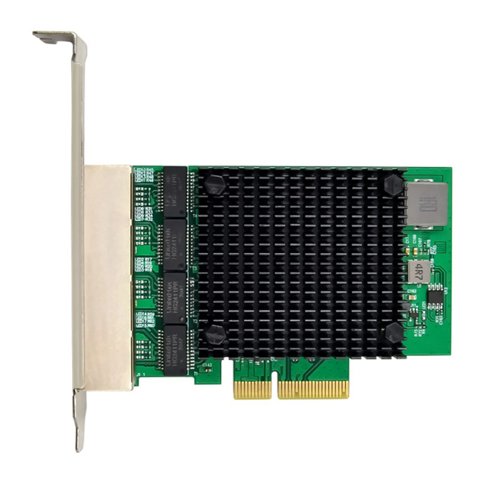 PCIE X4 2.5G Gigabit Network Card RTL8125B 4 Port Ethernet Network Card ...