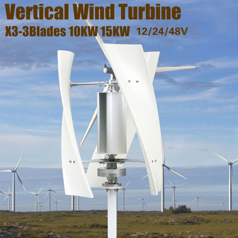 Home-10000W-Vertical-Axis-Wind-Power-Turbine-Generator-15KW-12V-24V-48V ...