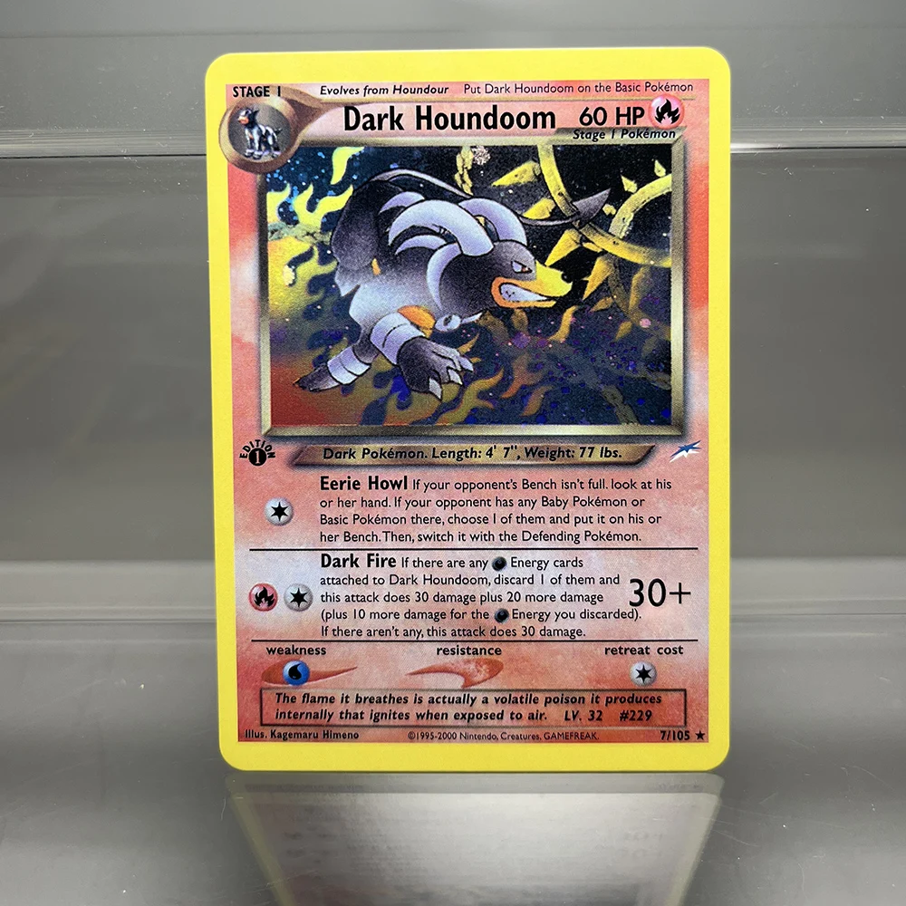 Pokemom First Edition Neo Series Flash Cards Dark Ampharos Light Arcanine Erika's Victreebel ...