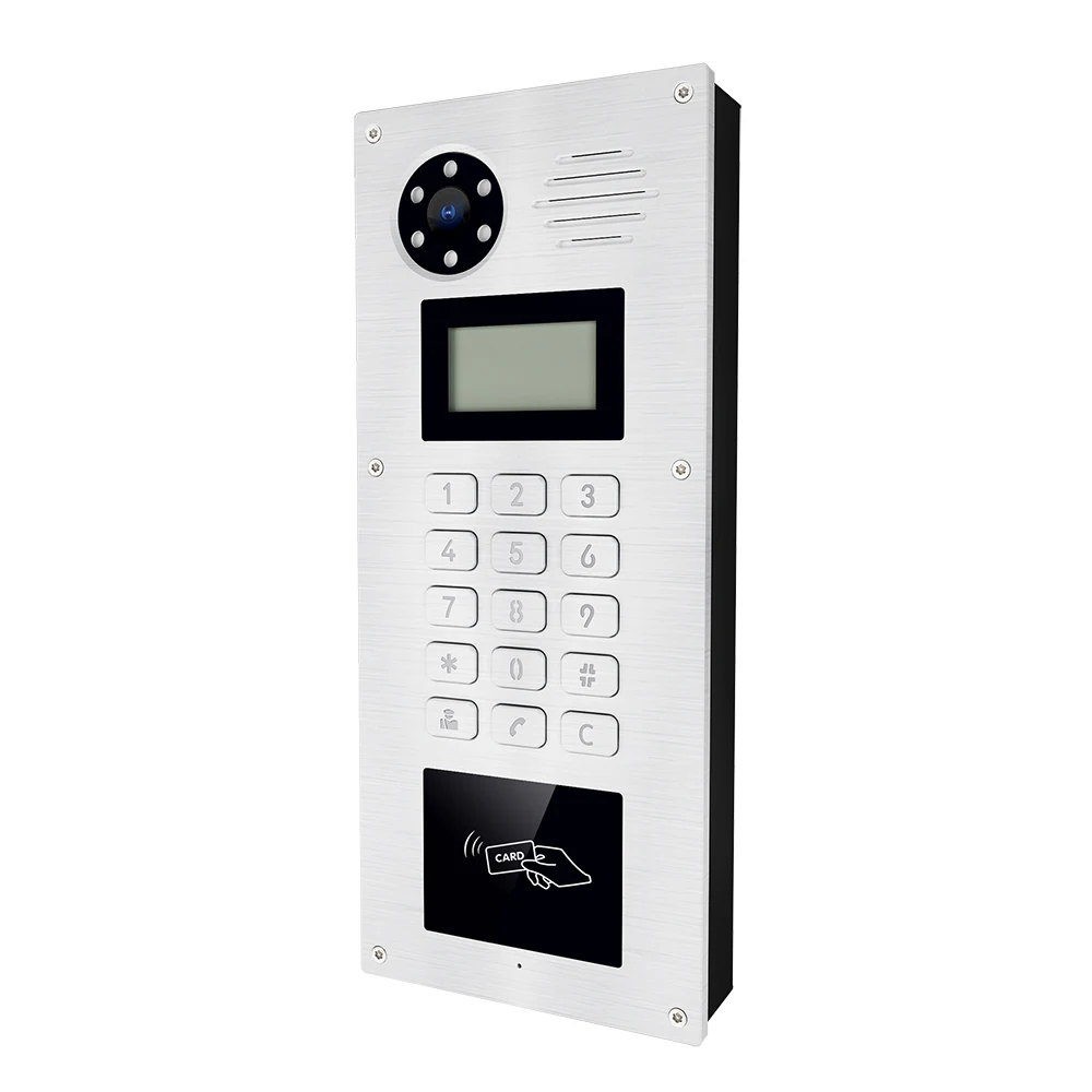 Waterproof Video Door Intercom SIP Caller Multi Buttons Gate Phone for ...