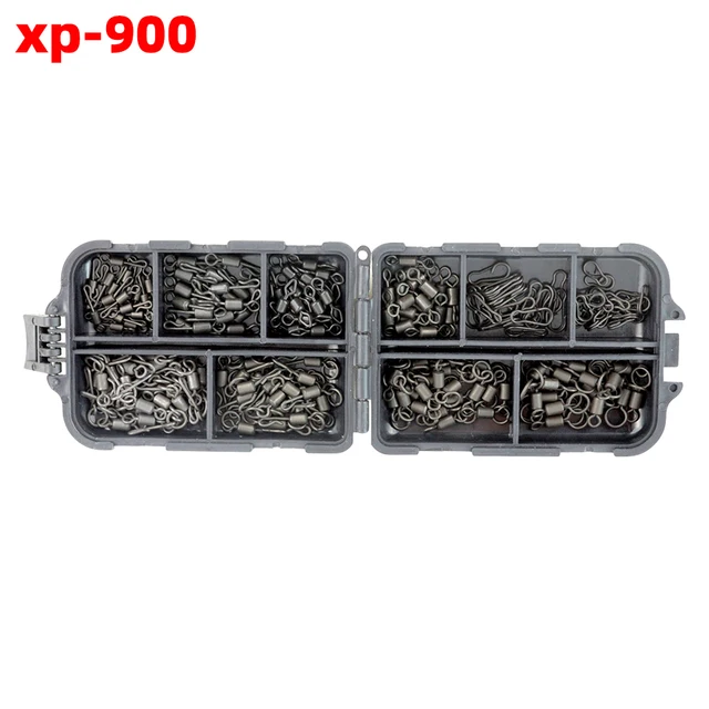 280pcs Carp Fishing Tackle Kit In Box Fishing Quick Change Swivel And ...