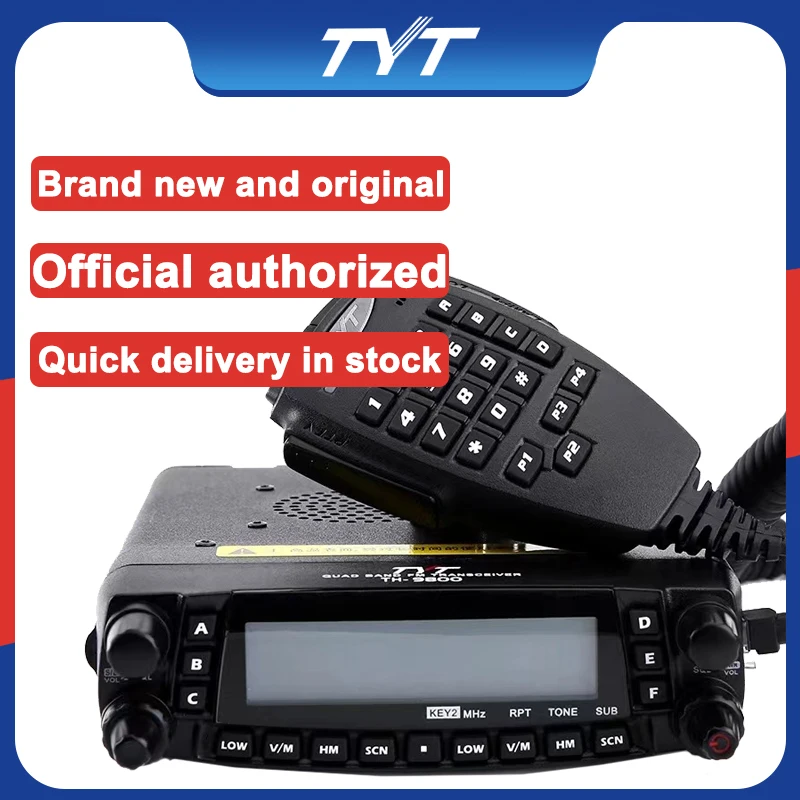 TYT-TH-9800-PLUS-Quad-Band-Mobile-Transceiver-26-33-10M-47-54-6M-136 ...