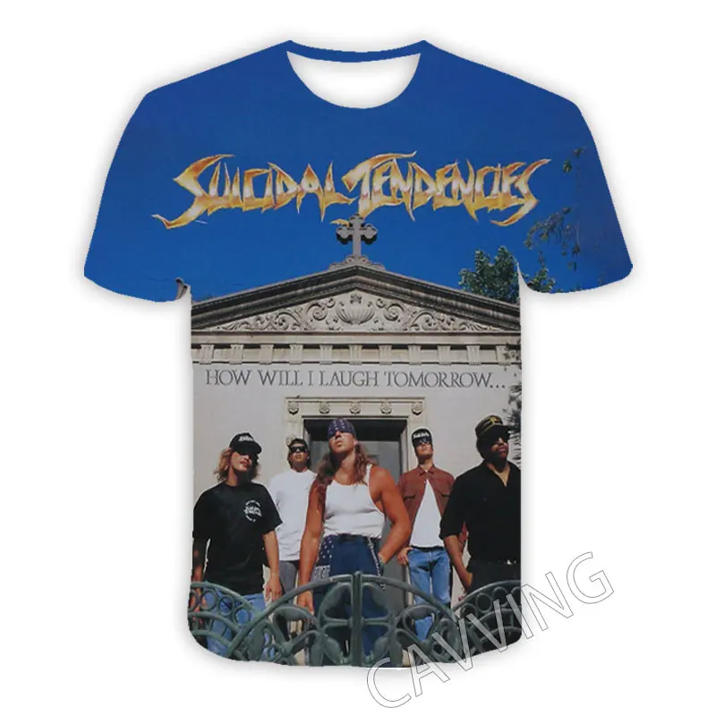 New Fashion Women/Men's 3D Print Suicidal Tendencies BAND Casual T ...