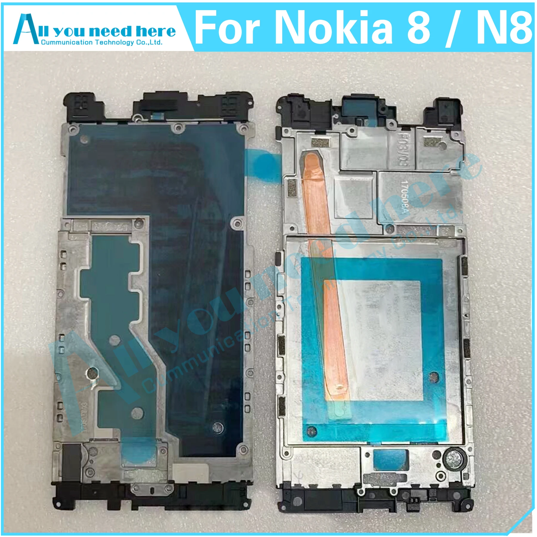For-Nokia-8-N8-TA-1004-TA-1012-TA-1052-Nokia8-Phone-LCD-Frame-Middle ...