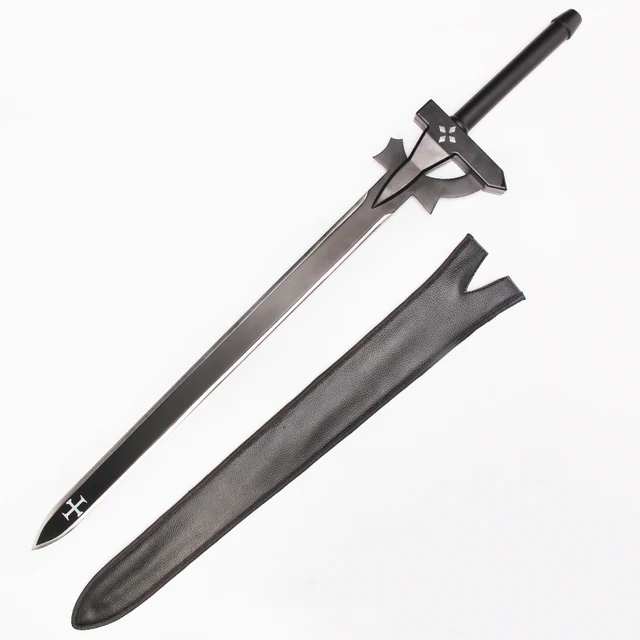 Anime Sword Art Online Kirito Elucidator Swords Cosplay Props ...
