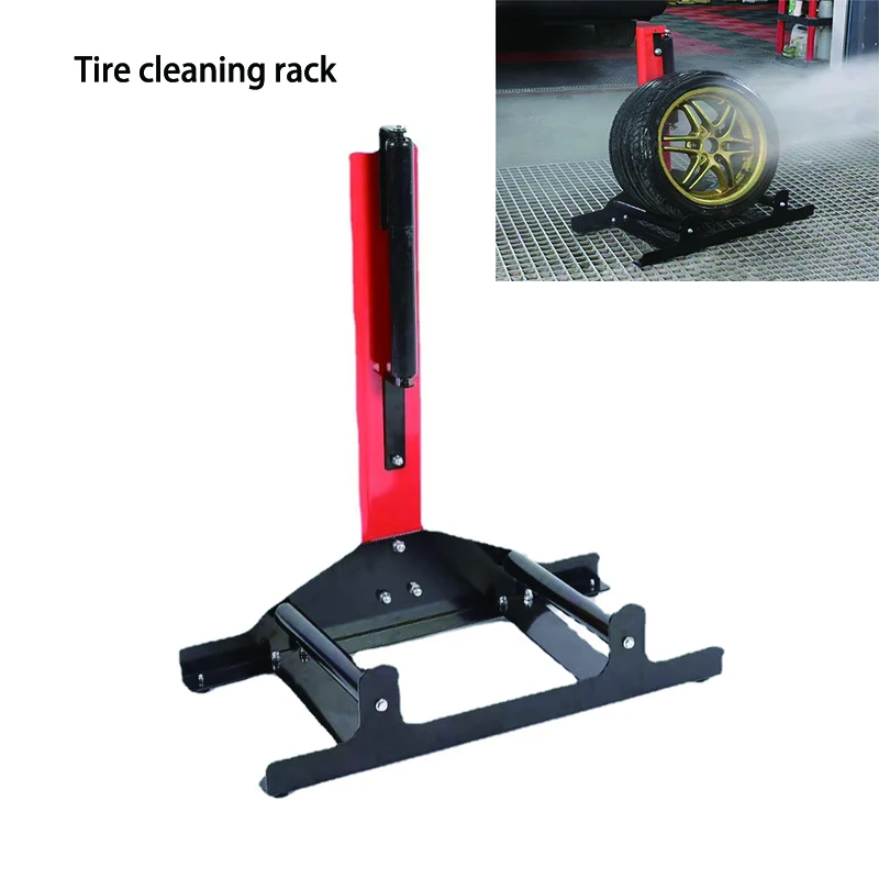 Motorcycle-Car-Tire-Cleaning-And-Placement-Rack-Car-Tire-Maintenance ...