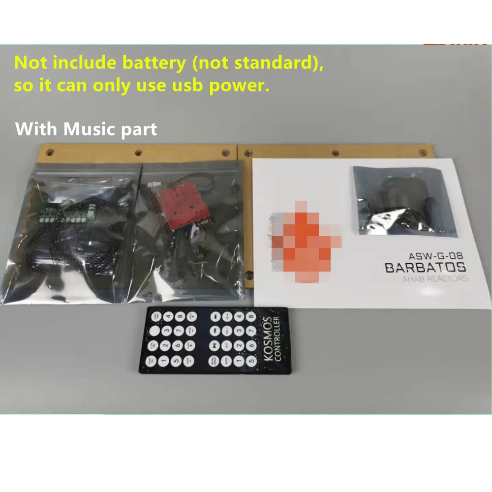 KOSMOS remote control LED Music modified Unit for MG 1/100 Barbatos ...