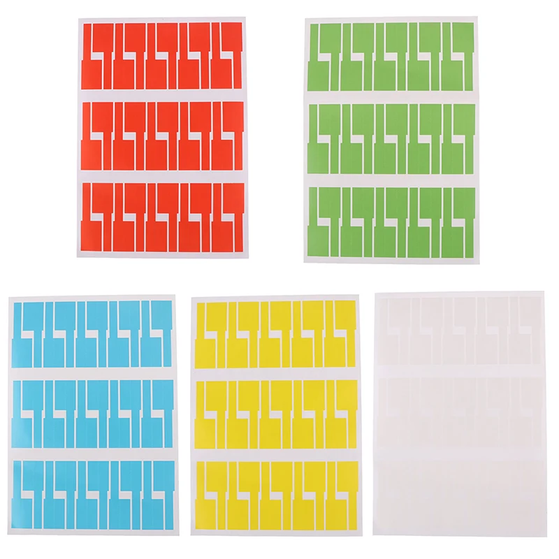 Cable-Labels-Paper-150Pcs-5-Sheets-Tags-Wire-Marking-Network-Waterproof ...