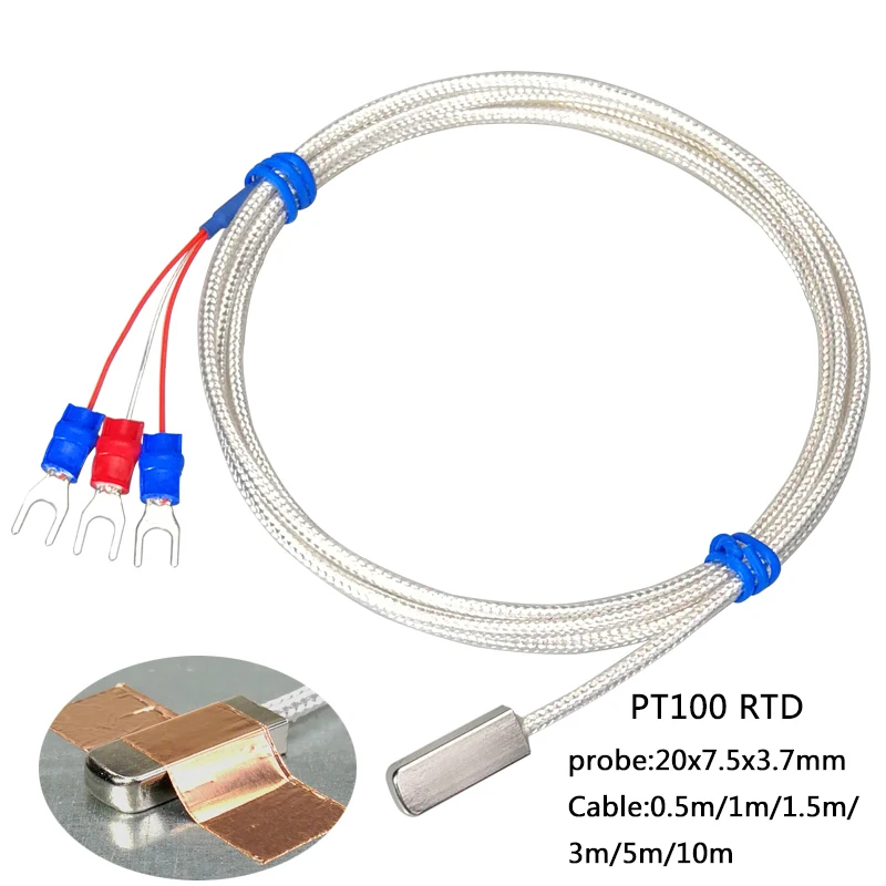 Stainless-Steel-PT100-Pasted-Type-Surface-End-RTD-Temperature-Sensor ...