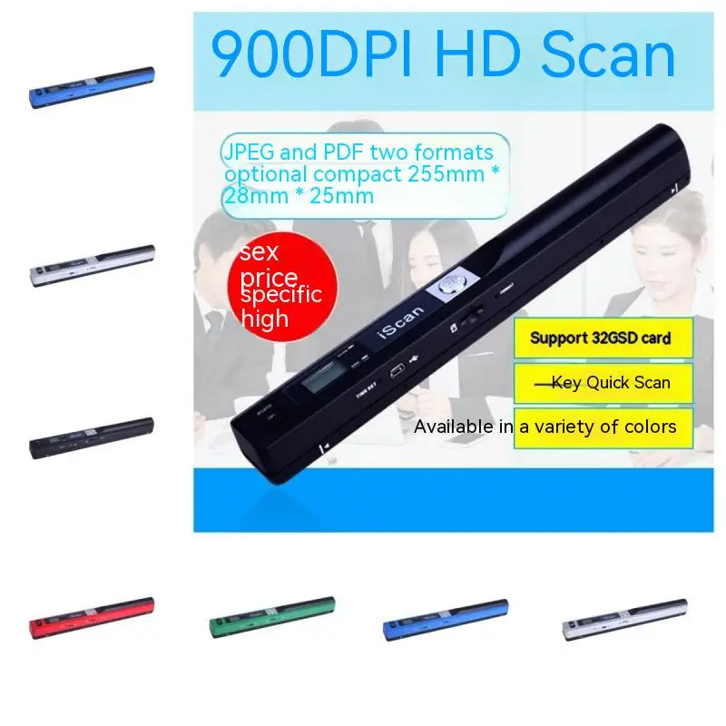 Iscan-Scanner-de-documents-mobile-sans-fil-portable-d-terminer-900dpi ...