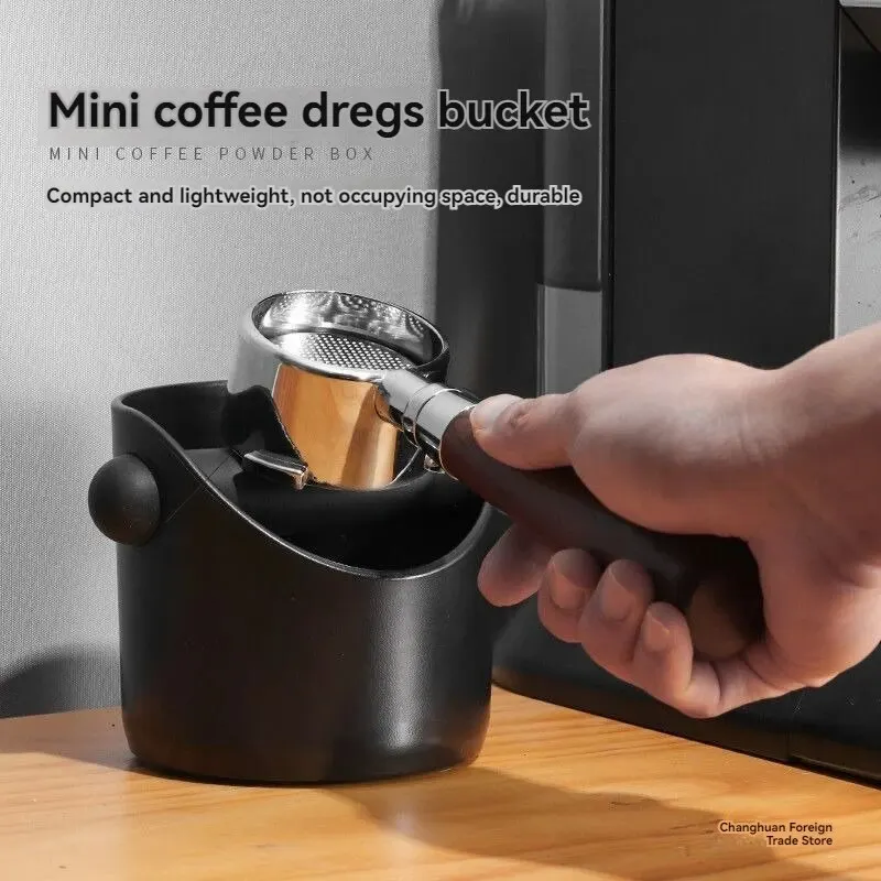 Coffee Grounds Powder Bucket Home Espresso Machine Handle Knockbox ...