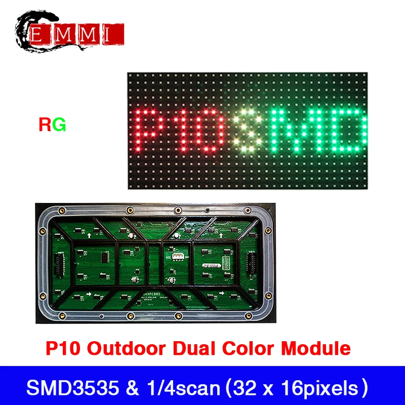 Dual-Color-Outdoor-P10-LED-Display-Module-320x160mm-1-4S-Waterproof ...