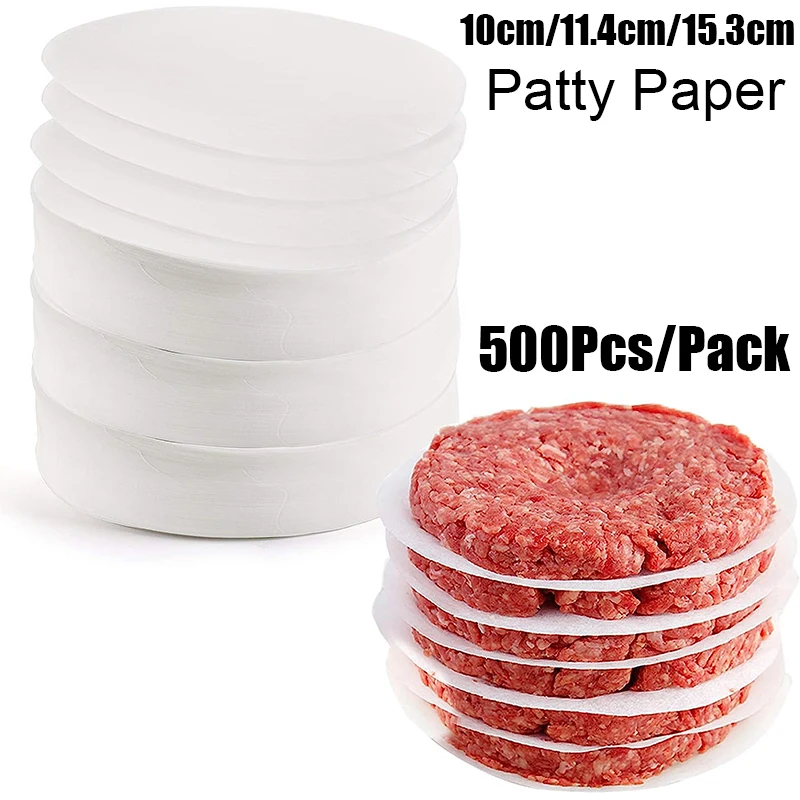 500Pcs-Hamburger-Patty-Paper-Wax-Papers-to-Separate-Frozen-Pressed ...