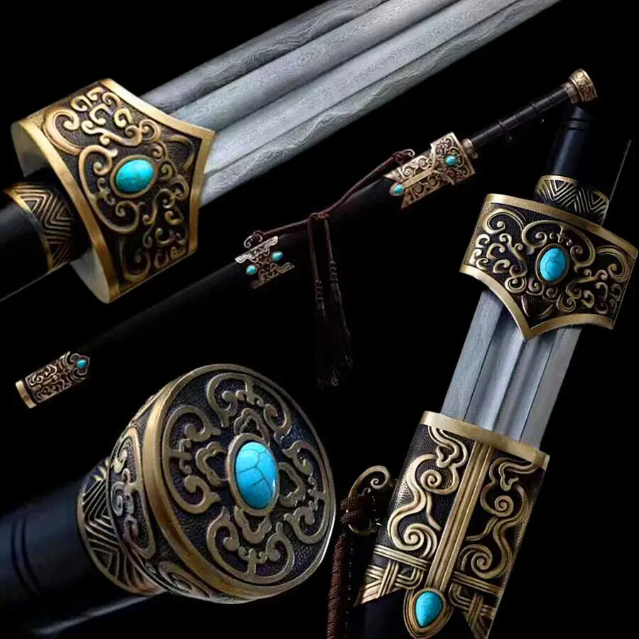 High-Grade Real Sword Traditional Chinese KungFu Han Tang Jian Sharp ...