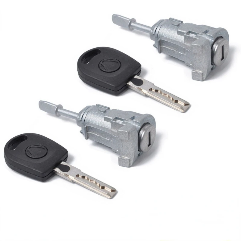 Door-Lock-Cylinder-Key-For-VW-Golf-4-Iv-Mk4-Bora-A6-For-Skoda-Fabia ...