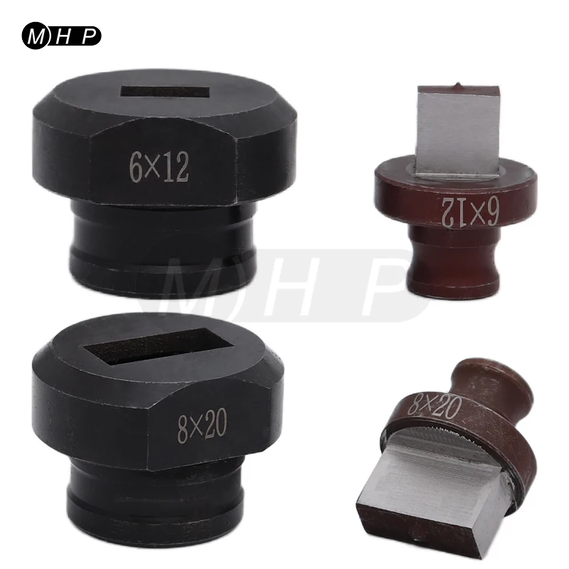 MHP Hydraulic Rectangle Hole Punch Die for MHP-20 Hydraulic Hole Punch ...
