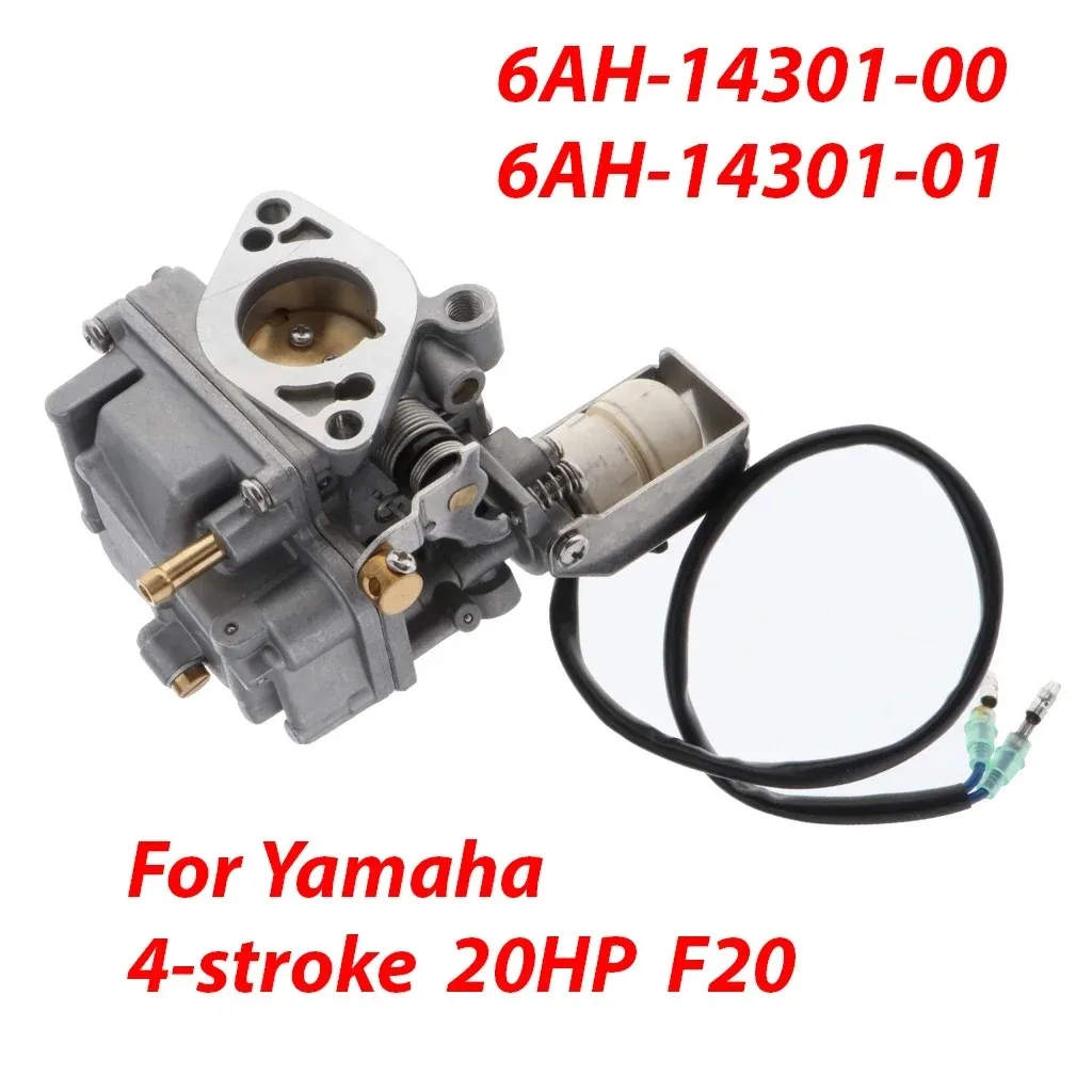 6AH-14301-00-Boat-Outboard-Carburetor-For-Yamaha-4-Stroke-15HP-20HP-F15 ...
