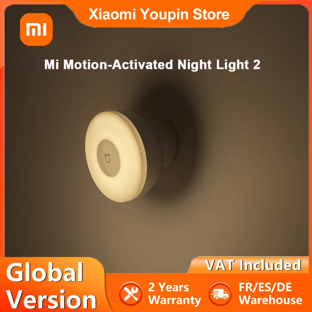 Xiaomi Led Induction Night Light 2 Lamp 360 Degree Adjustable ...