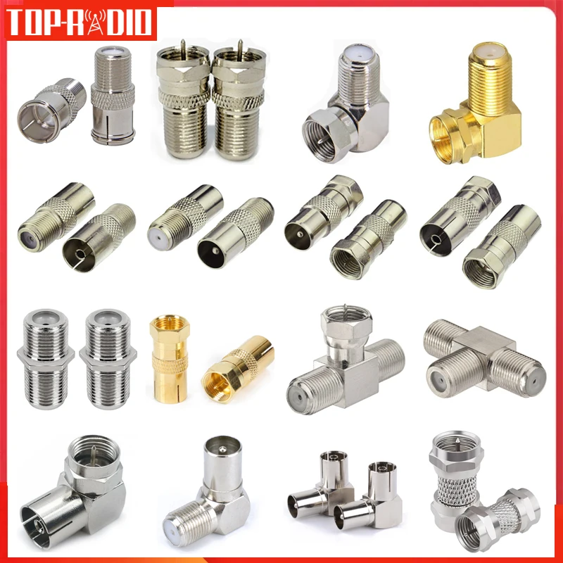 F-Type-to-TV-IEC-90-Degree-Male-Plug-Female-Jack-RF-Coaxial-Adapter ...