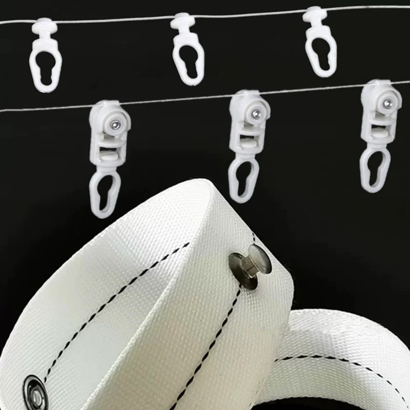 Ripplefold Curtains Runners Wheels for S Fold Rail Waves Curtain Tape ...