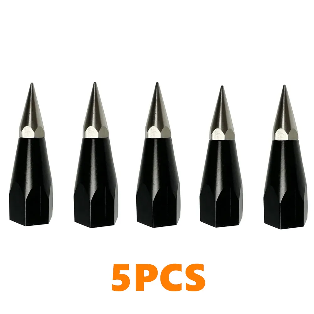 5PCS-Survey-Range-Rod-Prism-Pole-Point-Tip-With-5-8-Internal-Thread-GPS ...