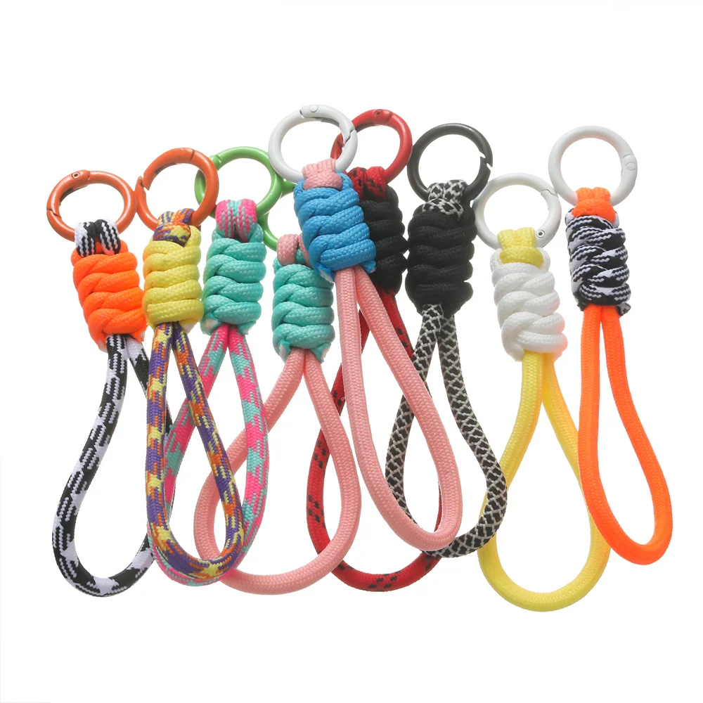 Colorful-Braided-Lanyard-Keychain-for-Phone-Case-Women-Anti-Lost-Knot ...