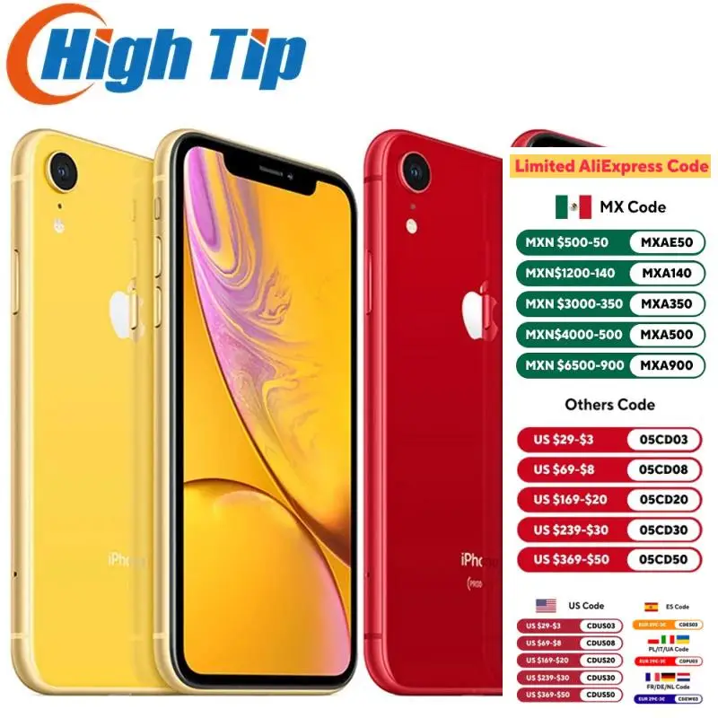 Unlocked-Apple-iPhone-XR-xr-RAM-3GB-ROM-64GB-128GB-256G-Mobile-Phone-4G ...
