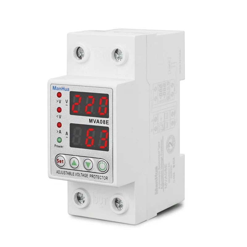 220V-40A-63A-Digital-Overvoltage-Relay-HD-Touch-Display-Intelligent ...