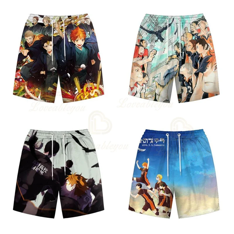 TO THE TOP Haikyuu Kids Summer Beach Pants Shorts Volleyball Boys Girls ...