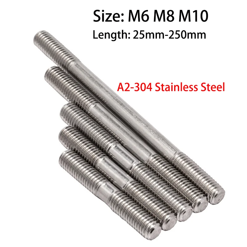 M6-M8-M10-Stud-Srod-Bolt-GB901-304-Stainless-Steel-Thread-Length-25mm ...