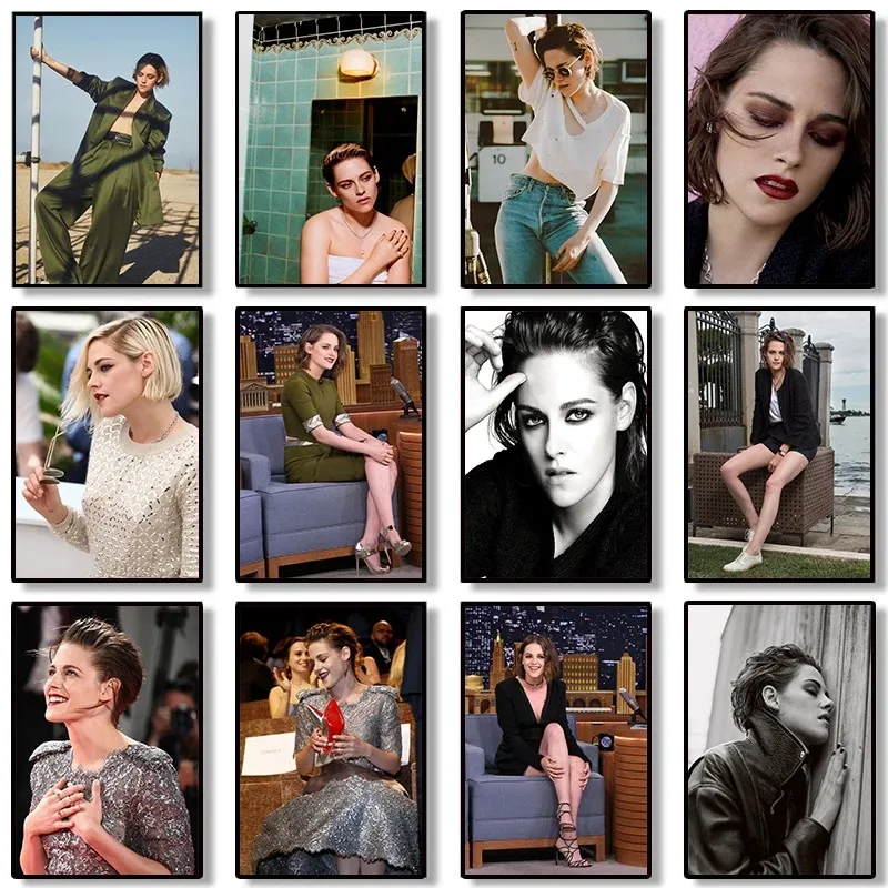 Movie-Star-Kristen-Stewart-Picture-Aesthetic-Nordic-prints-Wall-art ...