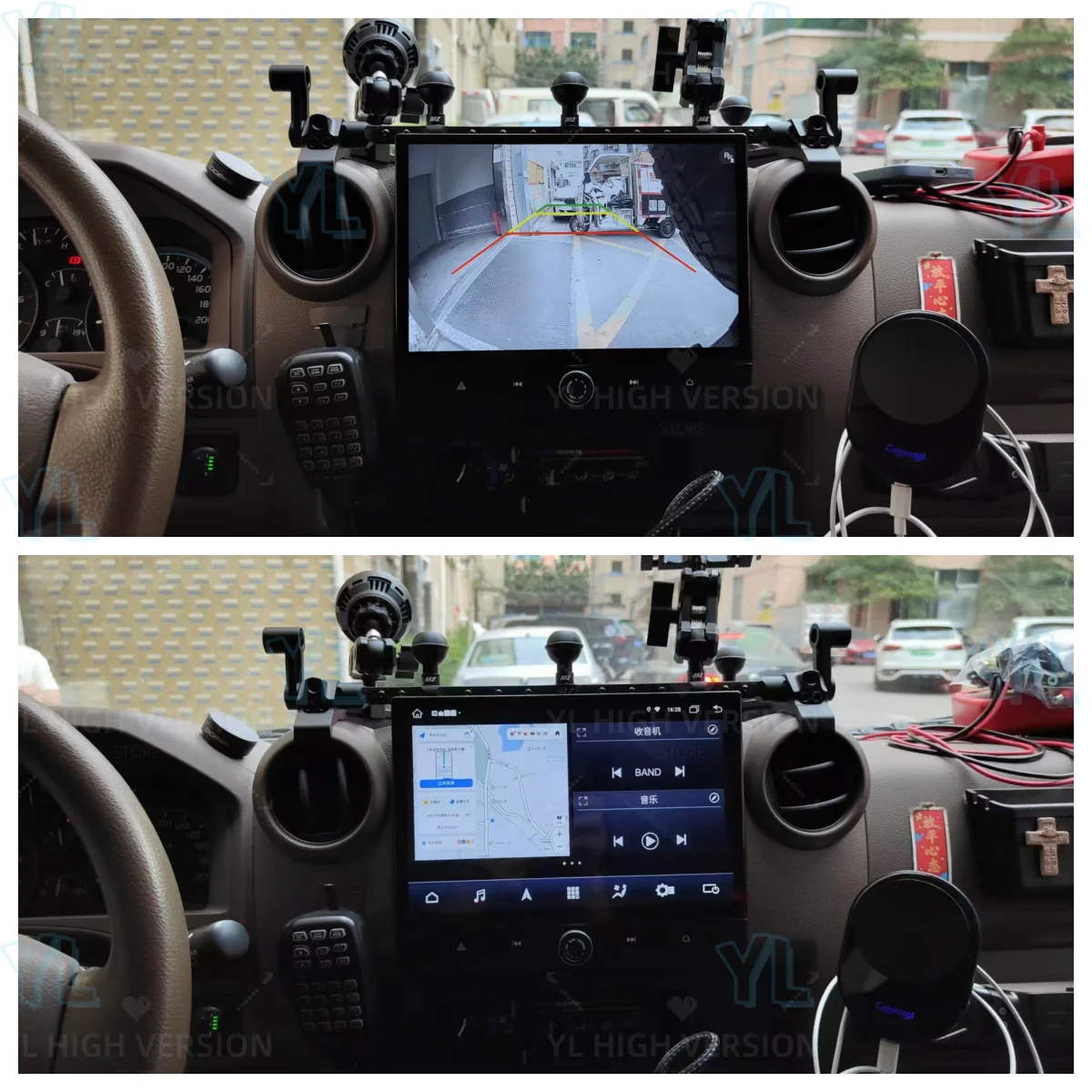 LLY Car Radio For Toyota Pickup LC70 LC75 LC76 LC79 2007-2024 Wireless ...