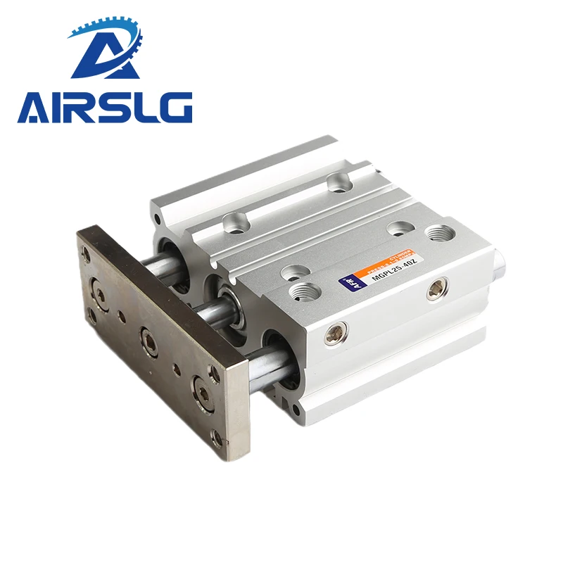 Cilindro guía compacto tipo SMC, MGPM12 10Z, MGPM16 20Z, MGPM20 30Z, MGPM25 40Z, MGPM32 50Z ...