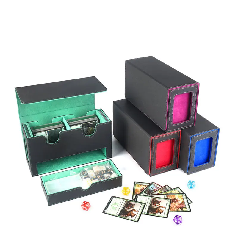 PU-Strong-Magnetic-Double-Grid-Side-Insert-Card-Brick-Window-With-Dice ...