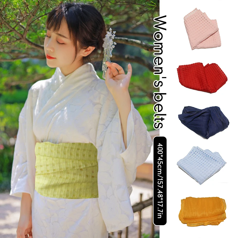 Japanese-Traditional-Kimono-Obi-Yukata-Belt-Geisha-Kimono-Waist-Belt ...